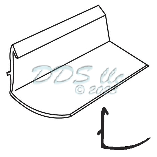 Window Vinyl Glazing Bead White 900-11015W | Window and Door Parts