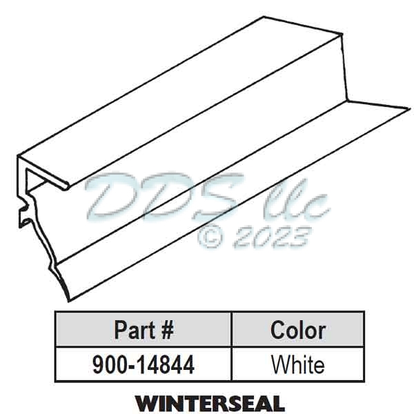 Snap In Vinyl Glazing Bead 900-14844 | Window and Door Parts