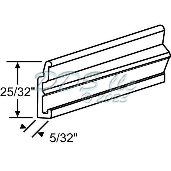 Snap In Vinyl Glazing Bead 900-17510 | Window and Door Parts