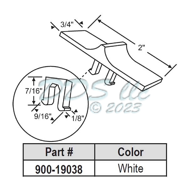 Window Tilt Latch Slide Button 900-19038 | Window and Door Parts