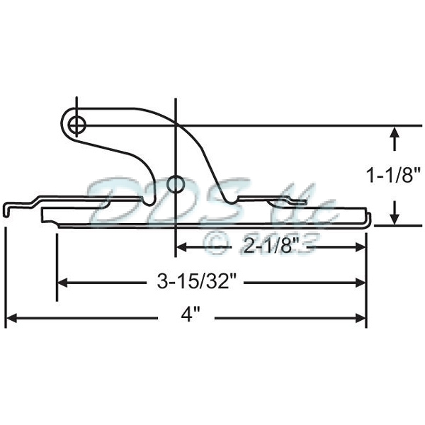Jalousie Clip 900-7713 | Window and Door Parts