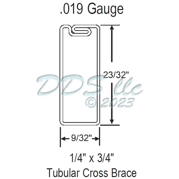 Tubular Cross Brace 90H-182 | Window and Door Parts