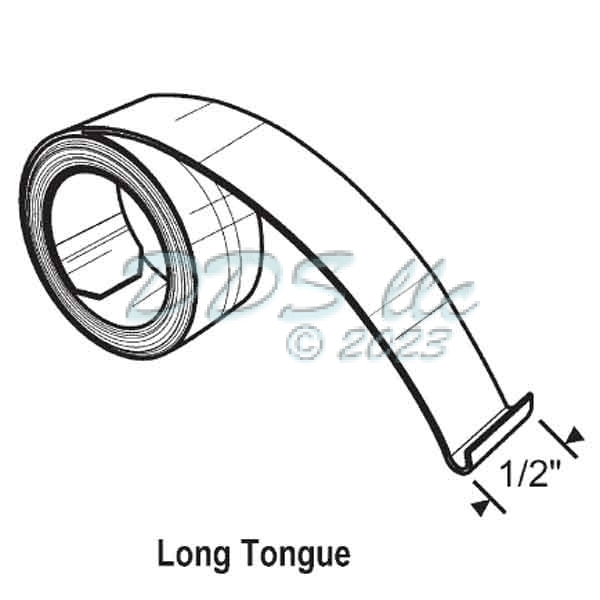 Long Tongue Coil Spring 96AA-16 | Window and Door Parts