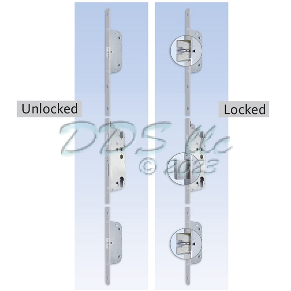 G-U Automatic Secury Key Operated Multipoint Lock 854-16880 | Window ...
