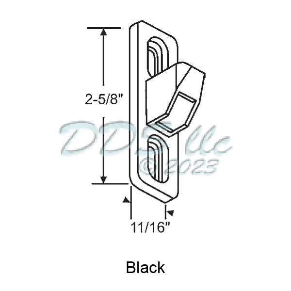 Glass-Screen Door Keeper 12-214B | Window and Door Parts