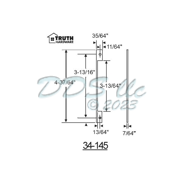 Truth Support Plate 34-145 | Window and Door Parts