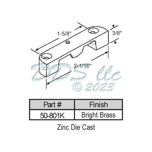 Top Mount Window Keeper 50-801K | Window and Door Parts