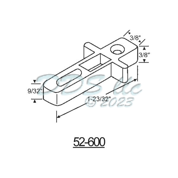Slider Guides 52-600 | Window and Door Parts