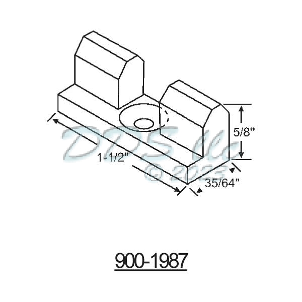 Slider Guides 900-1987 | Window and Door Parts