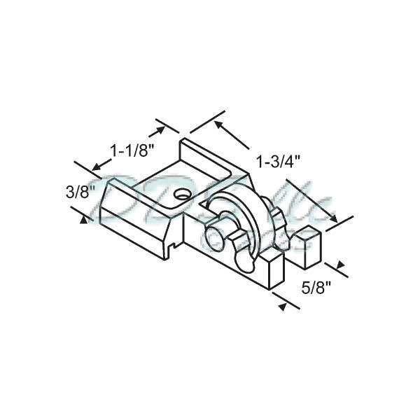 Sliding Window Rollers 900-8512A | Window and Door Parts