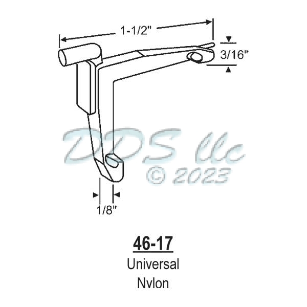 Nylon Corner Key (Universal) 46-17 | Window and Door Parts