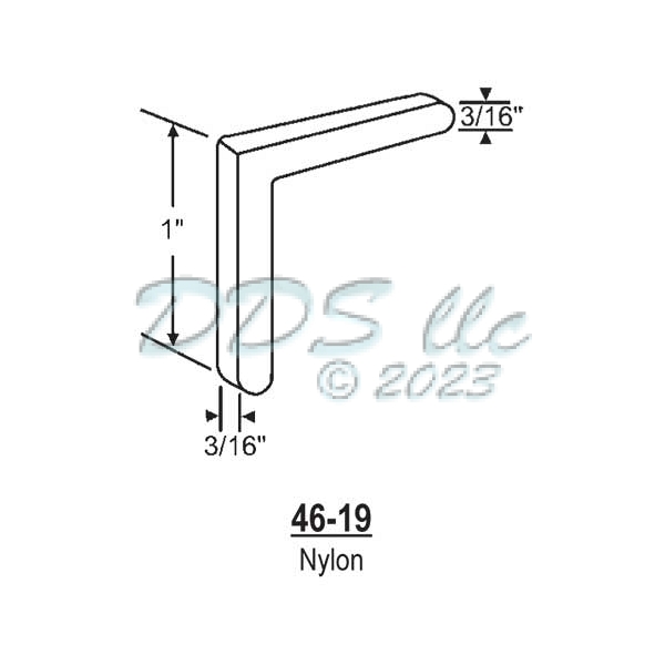 Nylon Corner Key 46-19 | Window and Door Parts