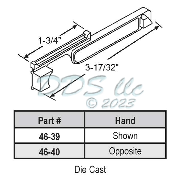 Finger Latch 46-39 | Window and Door Parts