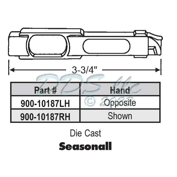 Finger Latch 900-10187LH | Window and Door Parts