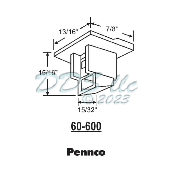 Pennco Window Sash Guide 60-600 | Window and Door Parts