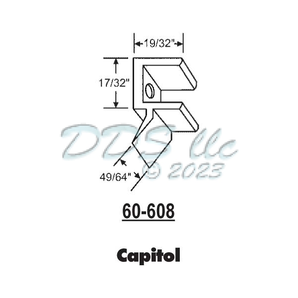 Metal Sash Guide 60-608 | Window and Door Parts