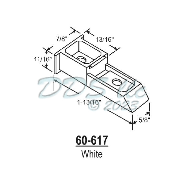 Pan Am Window Sash Guide 60-617 | Window and Door Parts