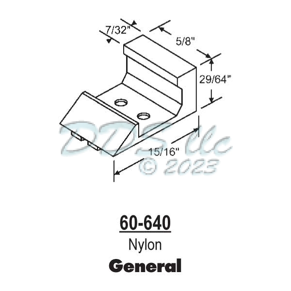 Window Balance Sash Guide 60-640 | Window and Door Parts