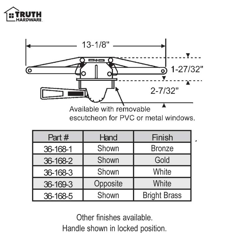 Truth Lever Operator 36-168-3