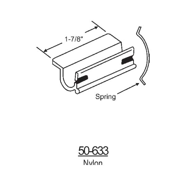 Latches-Spring Type Slider 50-633 | Window and Door Parts