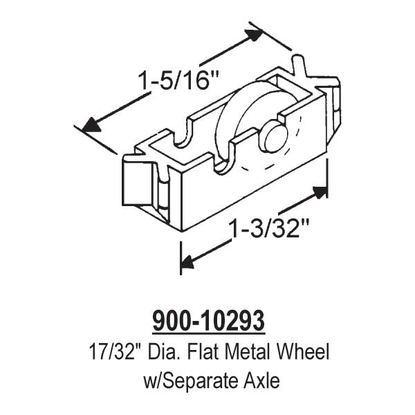 Sliding Window Rollers 900-10293 | Window and Door Parts
