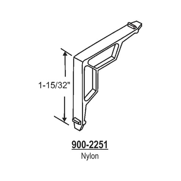 Nylon Corner Key 900-2251 | Window and Door Parts