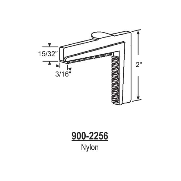 Nylon Corner Key Lh 900-2256 | Window and Door Parts